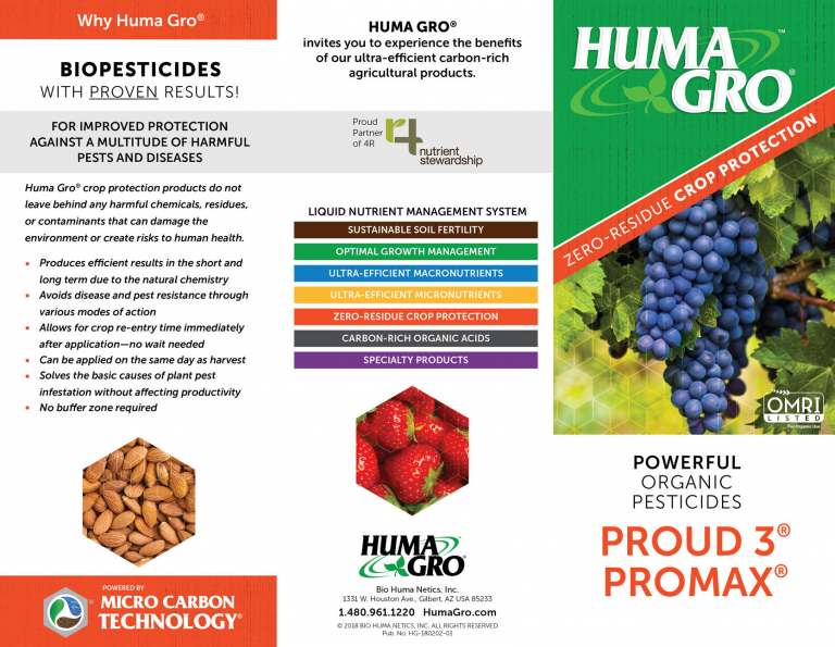 Huma Gro® Brochures - Huma Gro®
