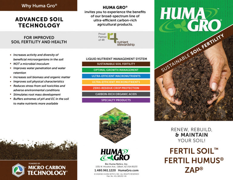 Huma Gro® Brochures - Huma Gro®