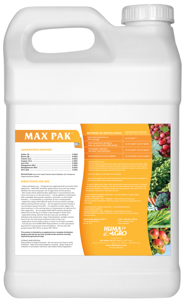 Max Pak - Huma Gro®